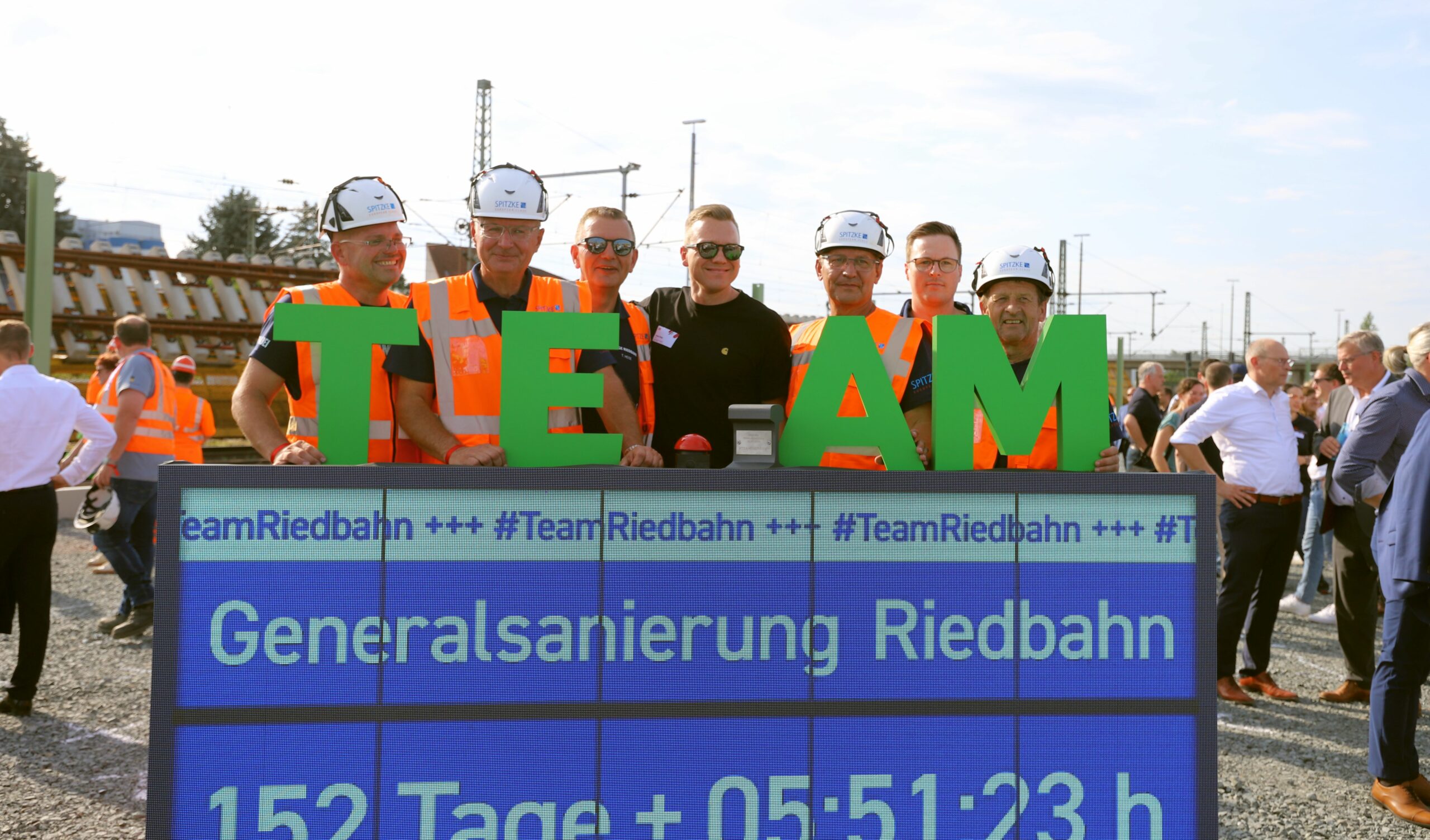 Generalsanierung der Riedbahn ist gestartet